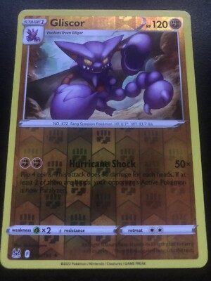 Gliscor 96/196 Lost Origin Reverse Holo Rare Pokemon Card TCG 096/196 ...