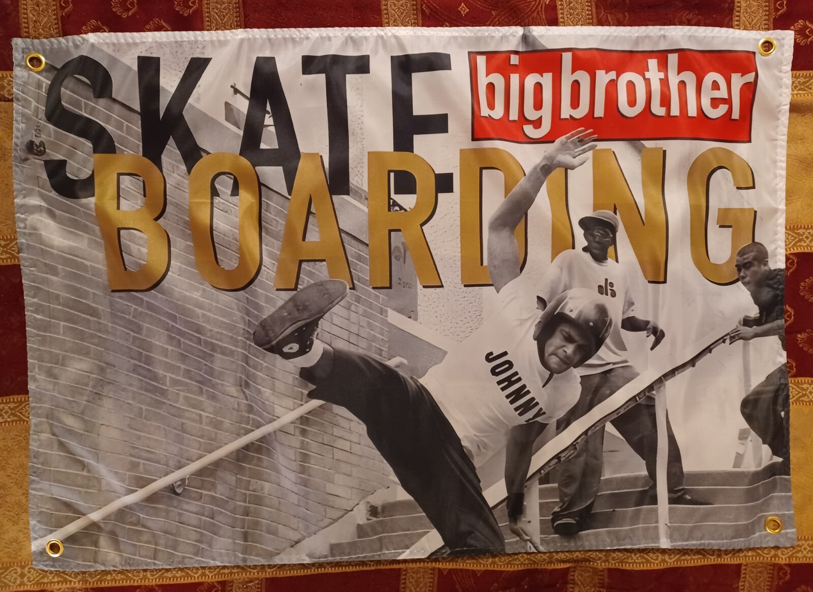 Big Brother Magazine Banner Poster Johnny Knoxville Jackass Bam Margera ...