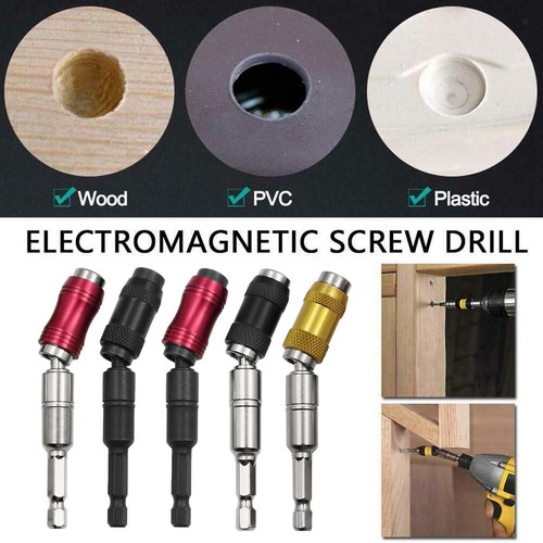 1/4 "Hex Magnetic Screw Drill Tip Quick Change Locking Bit Holder Drill ...
