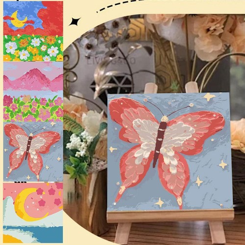 Oil Paiting Landscape DIY Fill Color Oil Painting Sets with Wooden ...