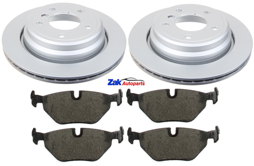 FOR BMW 5 SERIES E39 (1996-2003) 528 530 535 REAR BRAKE DISCS & PADS ...
