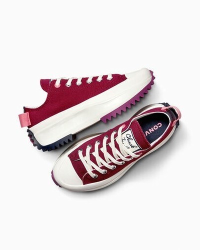 NEW Converse Run Star Hike Platform Color Pop Red Pink Womens | eBay