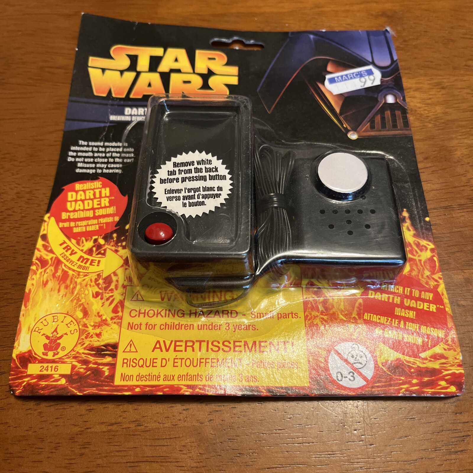 Star Wars Darth Vader Breathing Device for Mask Rubie's 2416 for sale ...