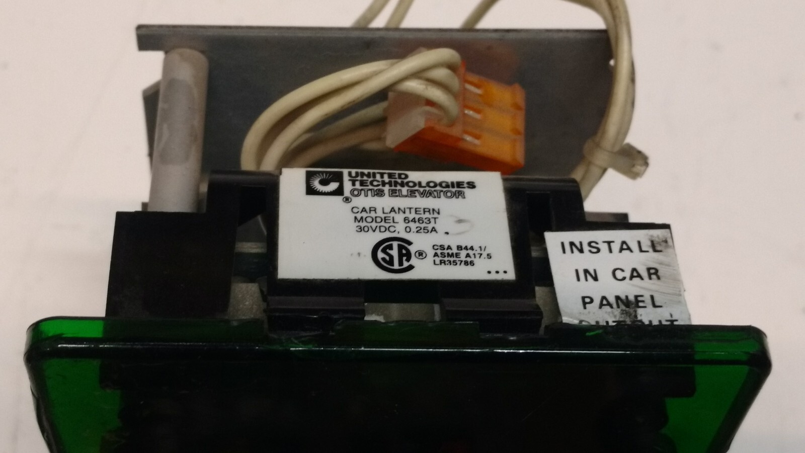 Otis Elevator in Car Directional Lantern Model 6463T | eBay