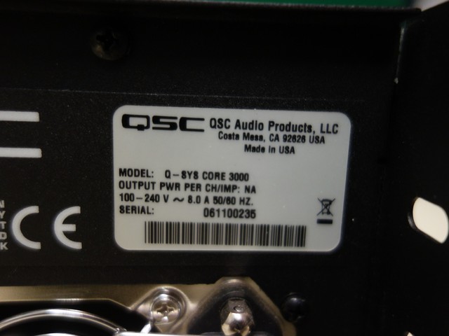 QSC Core Nano Q-SYS Network I/O Processor for sale online | eBay