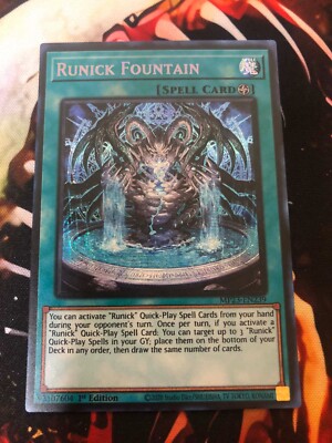 Yugioh - Runick Fountain MP23-EN239 - NM 1st Ed | eBay