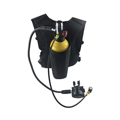 2L Scuba Tank Kit, Mini Scuba Tank with Backpack and Regulator, 25-30 ...