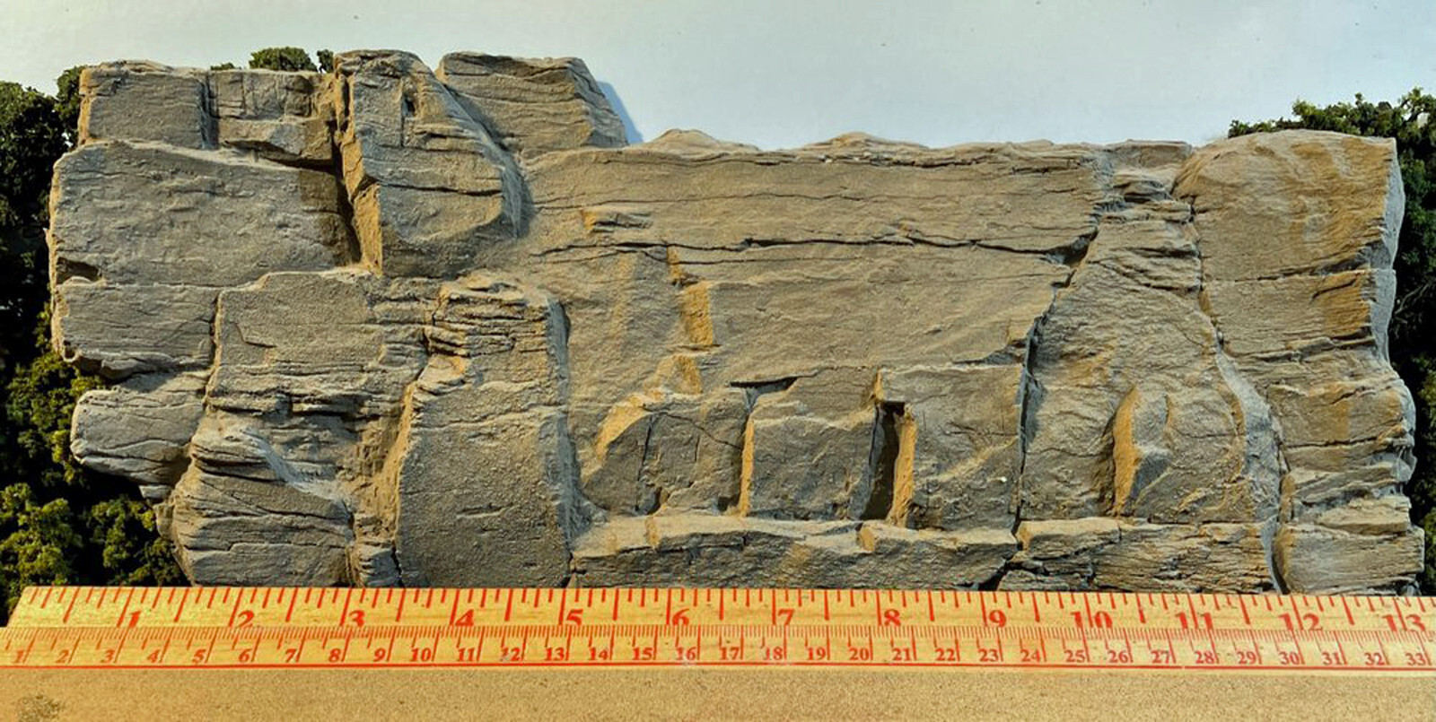 QUARRY 2 N HO S Sn3 O On30 F G Model Railroad Diorama Scenery Rubber ...