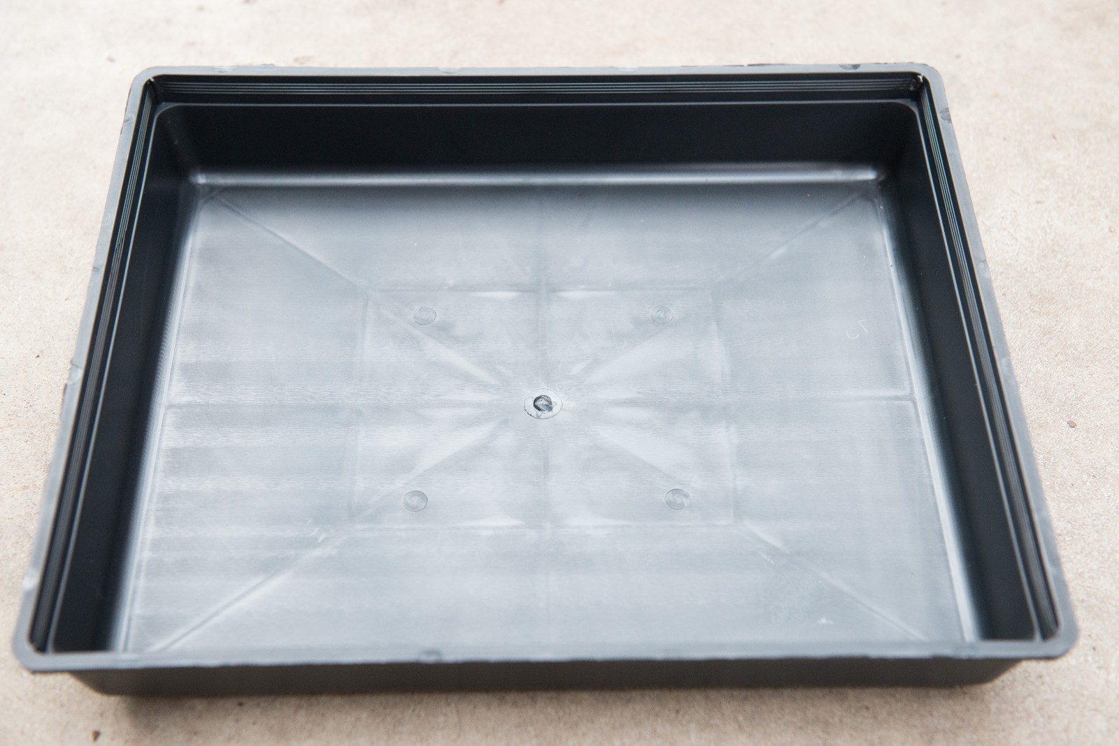 Garden Black Plastic Rectangle Plant Seed Seedling Propagation Photo ...