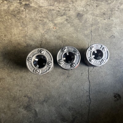 Ridgid 00-R old style pipe threader dies 3 Pc | eBay