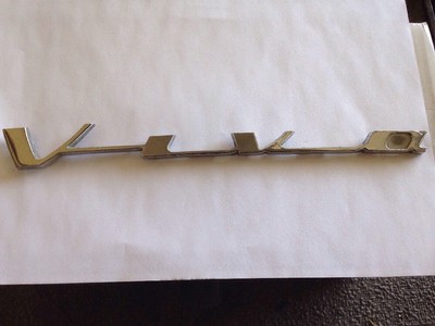 Vintage Viva Vauxhall UK Script Emblem Nameplate Sign Badge Original | eBay