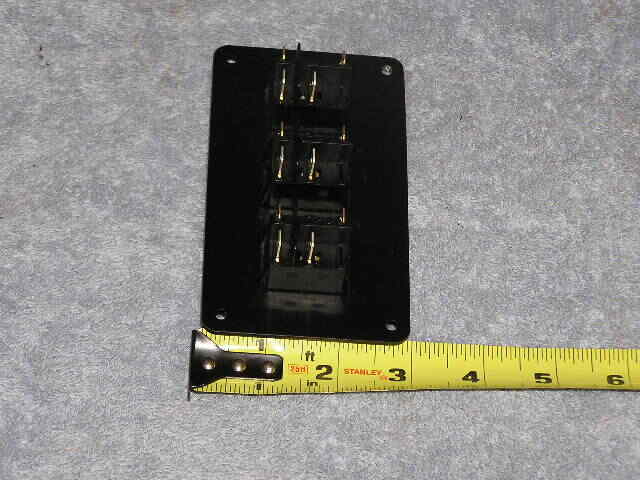 RV Marine Bus Van 3 gang 12v Switch panel LED on / off light - Aqua-Hot ...