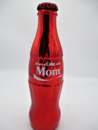 Coca-Cola Metallic Red Bottle Share a Coke with Mom Mother | eBay