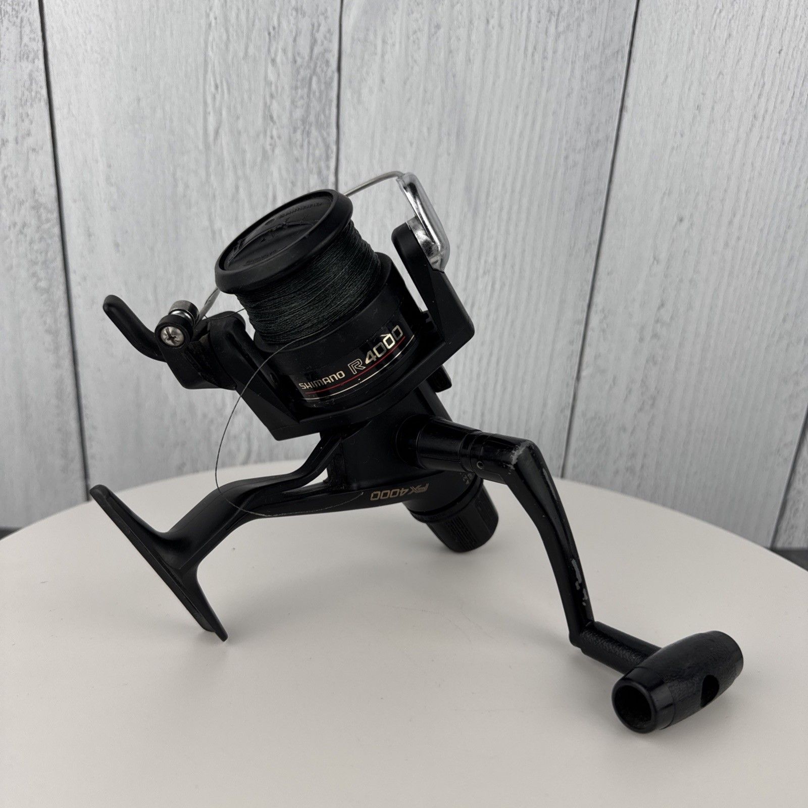 Shimano R4000 FX 4000 Spinning Fishing Reel Rear Drag Trigger Bail ...