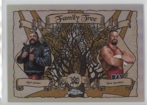 2025 Topps Chrome WWE - Family Tree Bron Breakker, Rick Steiner #FT-ST ...