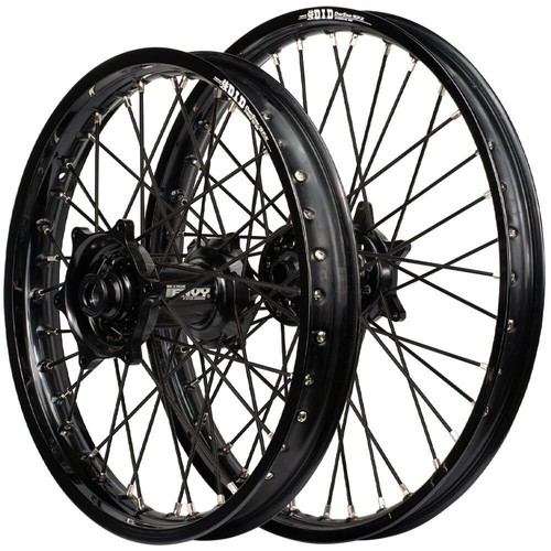 Yamaha WR250Z 1996-1997 Envy / DID Wheelset 21/18*2.15 Black Rims Black ...