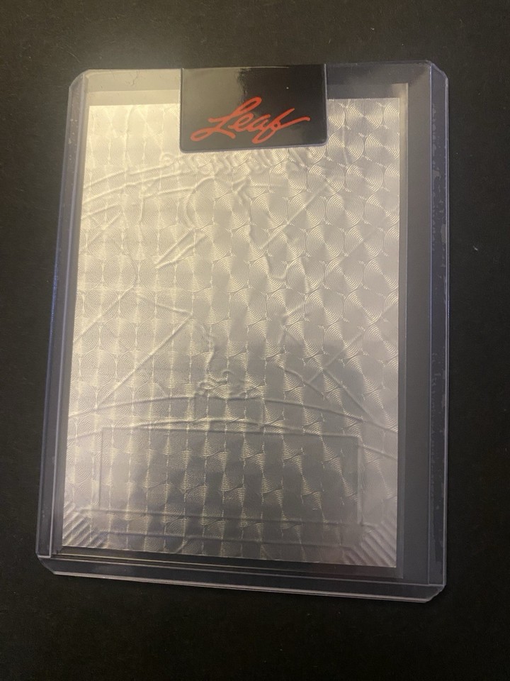 David Matoma 1/1 Pre Production Proof Mint Factory Sealed Leaf Metal ...