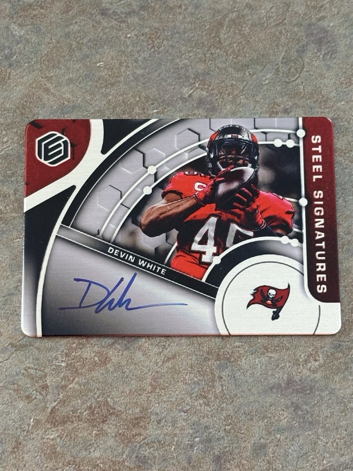 DEVIN WHITE 2022 ELEMENTS STEEL SIGNATURES AUTOGRAPH AUTO! #/50! TB ...