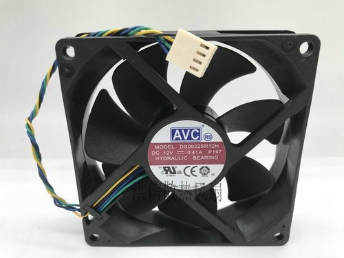 1 pcs AVC 9225 9025 9cm DS09225R12H 12V 0.41A PWM temperature ...
