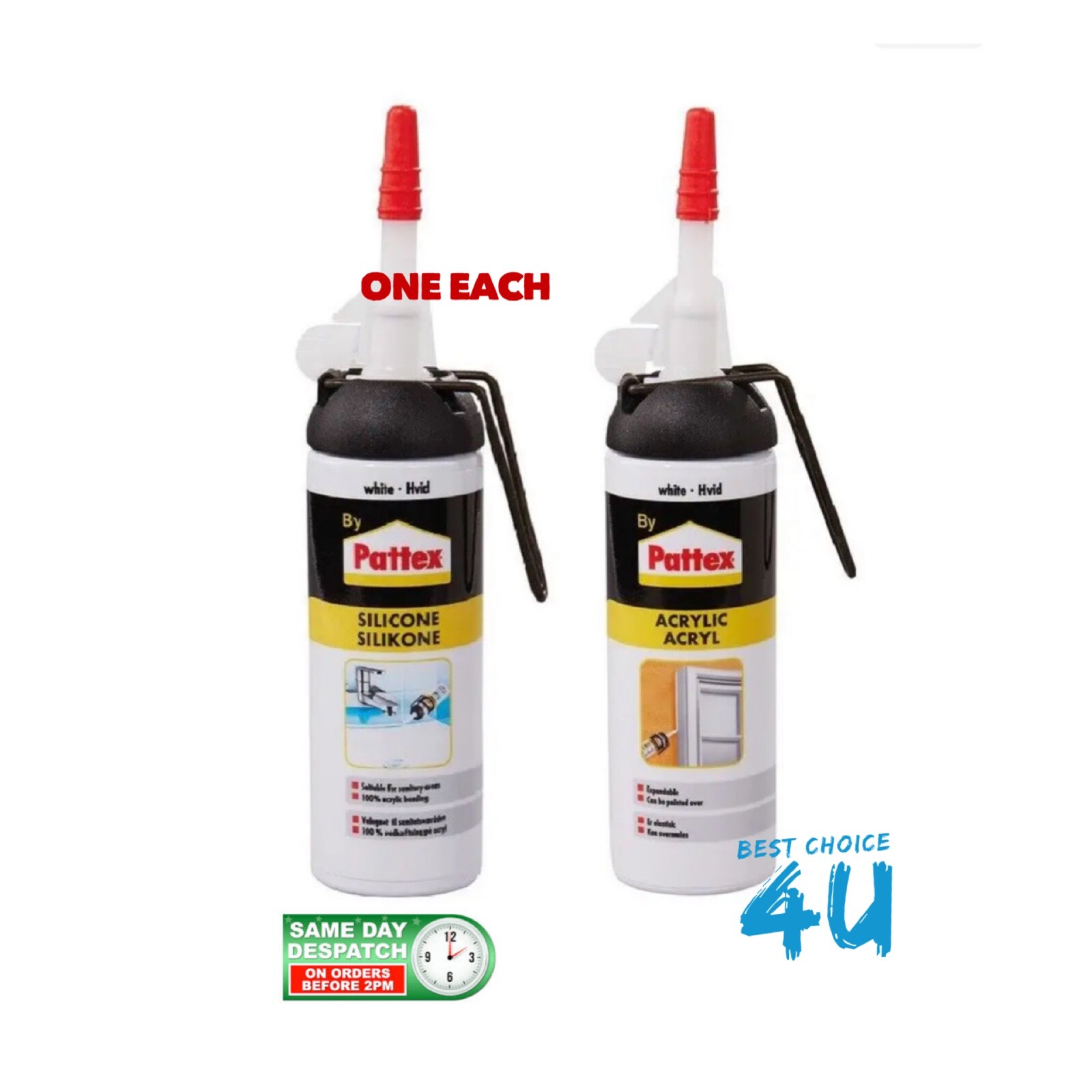 PATTEX CONSTRUCTION ADHESIVE GLUE FOR WOOD CERAMIC METAL GLASS PLASTICS ...