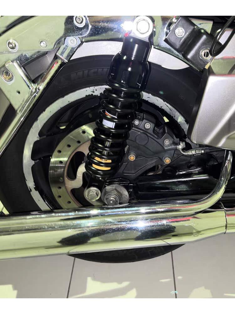 13.5" 343mm Shocks Absorbers Suspension Black For Harley Electra Street ...