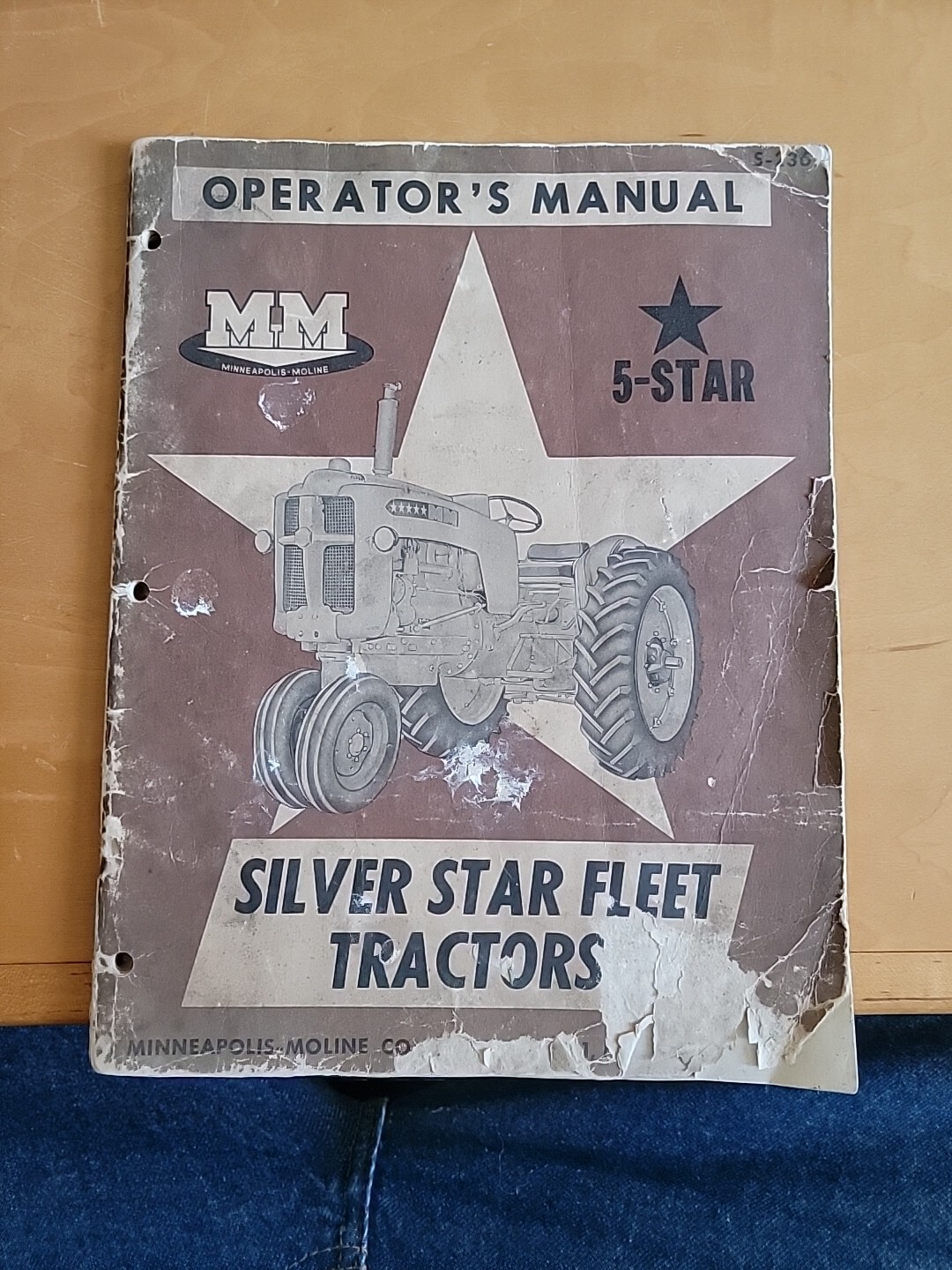 Original Minneapolis Moline Operators Manual 5 Star Silver Star Fleet ...