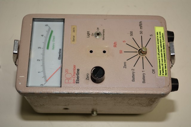 Thermo Electron Eberline RO20 Ro-20 Ion Chamber Survey Meter for sale ...