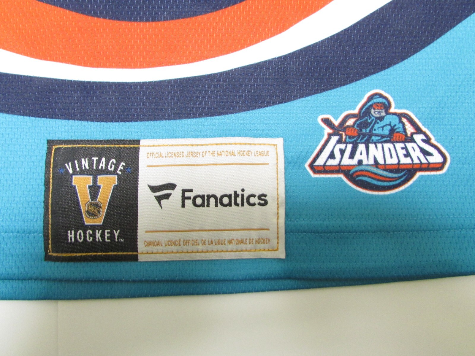 NEW YORK ISLANDERS FISHERMAN FANATICS BREAKAWAY VINTAGE HOCKEY JERSEY ...