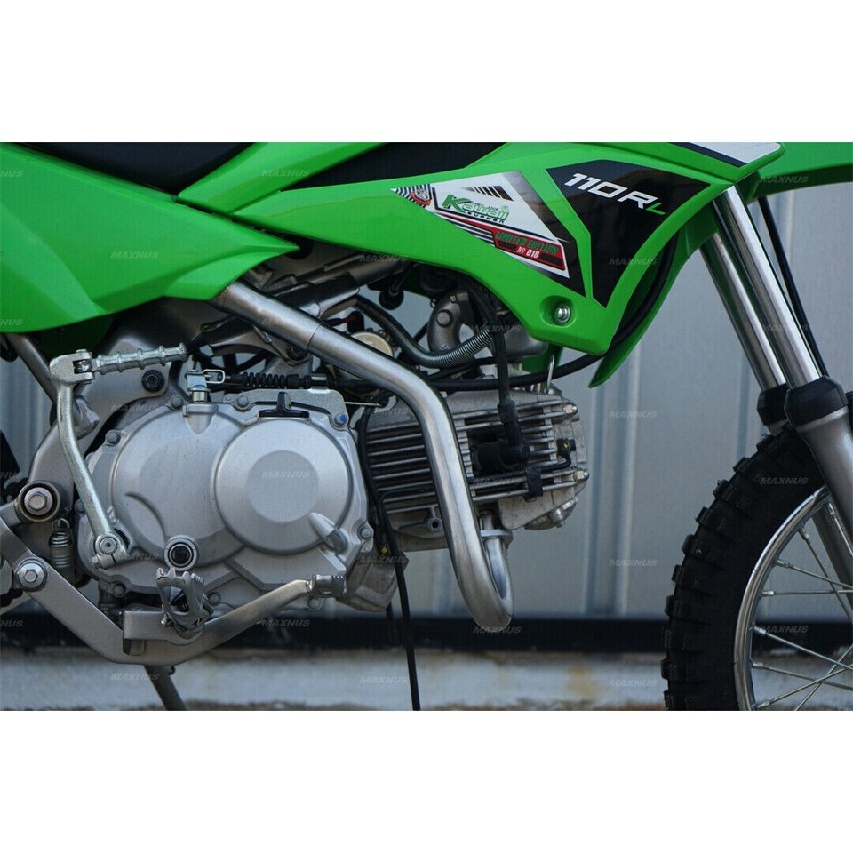SET FULL SYSTEM EXHAUST MUFFLER RACING PIPE FOR KAWASAKI KLX110L-KLX110 ...