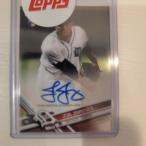2017 Topps Chrome - Rookie Autographs #RA-JJ Joe Jimenez (AU, RC) | eBay