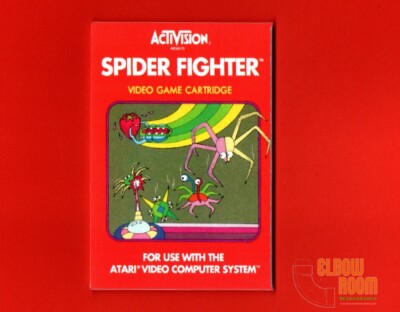 Atari 2600 Spider Fighter Activision box art 2x3" fridge/locker magnet ...