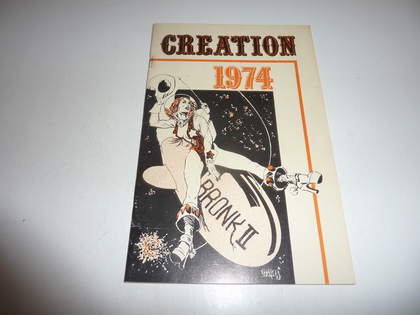 CREATION COMIC CONVENTION PROGRAM 1974 VF Frank Brunner Bill Everett | eBay