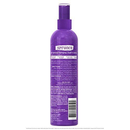 Aussie Sprunch Hair Spray, Fixatif Flexible Hold 8.5 fl.oz (Pack of 3 ...