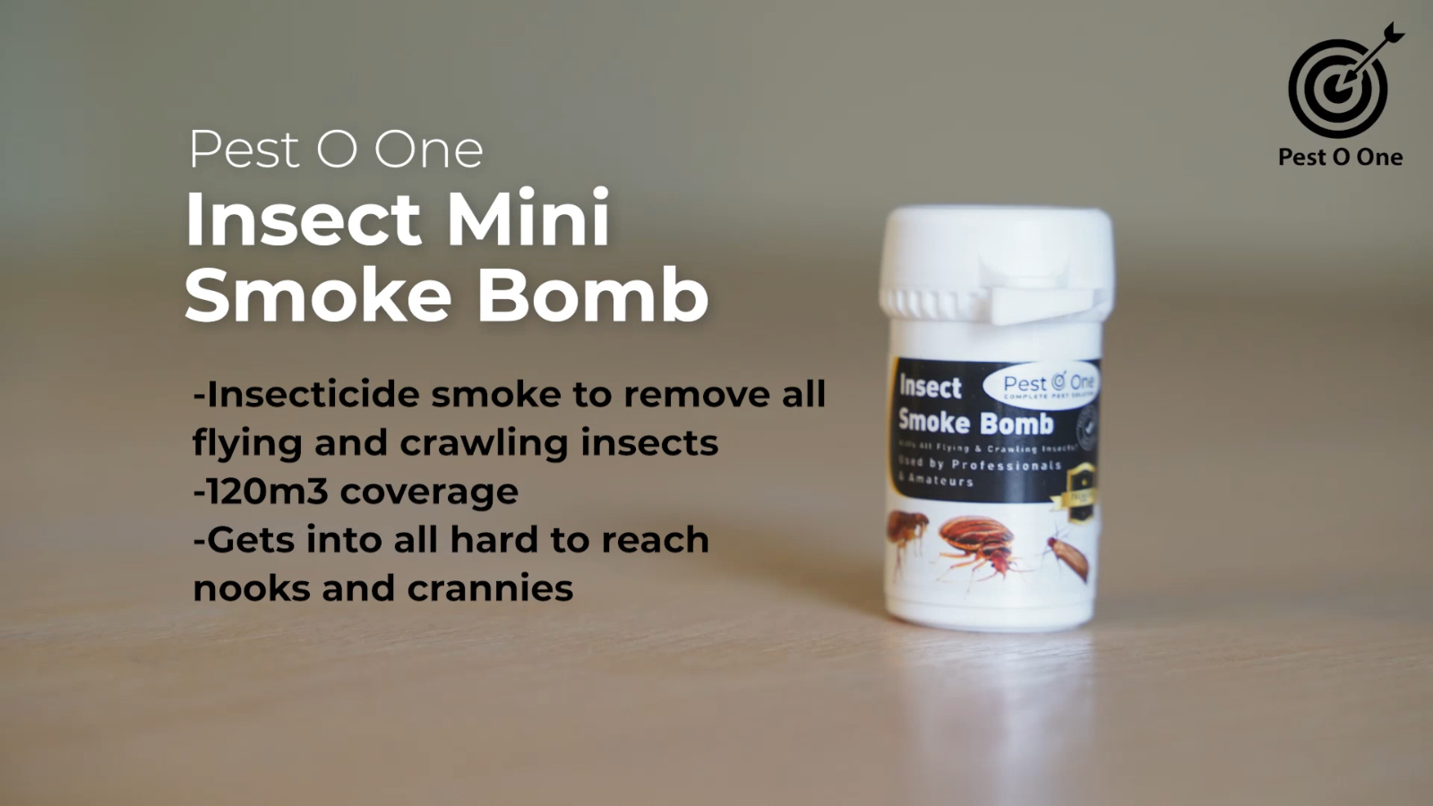 3 SMOKE INSECT PEST CONTROL BOMB COCKROACH MOTH ANT FLEA BED BUG FLY ...