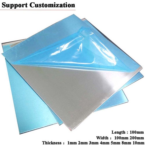 1060 Aluminium Sheet Plate 1/2/3/4/5/8/10mm Thick Laser Cutting Metal ...