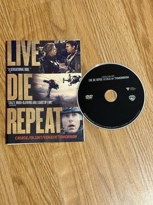 Live Die Repeat Edge of Tomorrow (2014) DVD & Art NO CASE Action Tom ...