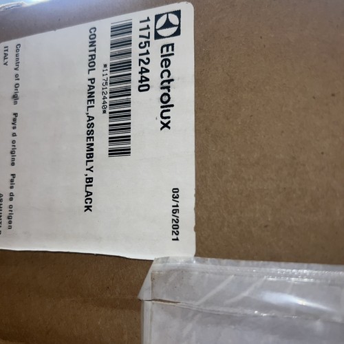 Dishwasher Control Panel Assembly (Black) 117512440 | eBay