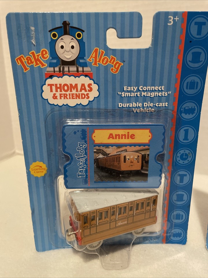 ANNIE & CLARABEL ! THOMAS FRIENDS TRAIN TAKE Along n play Diecast NEW ...