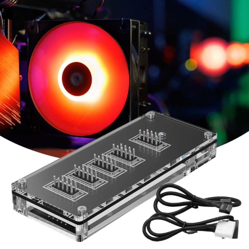 USB 9Pin Header Connectors Risers Board 50cm Extension Cable 4Pin Power ...