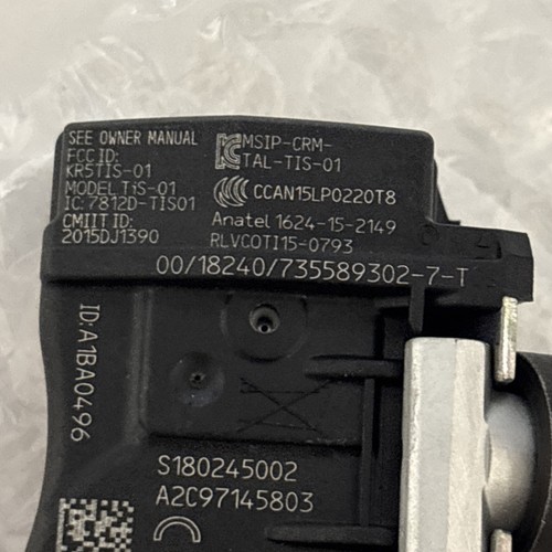 NEW Genuine OEM Alfa Romeo Maserati TPMS Tire Pressure Sensor 50554747 ...