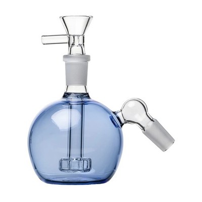45° 14mm Orb Glass Ash Catcher w Bowl Slide 4 Hookah Bubbler Bong Water ...