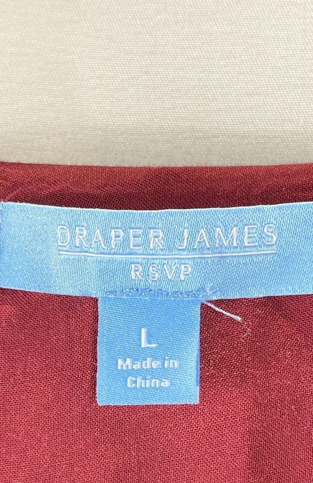 Draper James Women Maroon Dress Size L | eBay