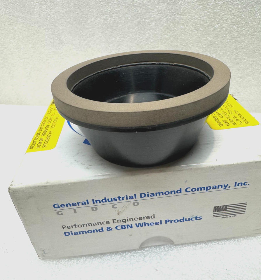 Diamond Grinding Wheel. GEN.IND.DIAM. USA. 11V9 - 3 x 1/4 x 1/2 x=1/4 ...