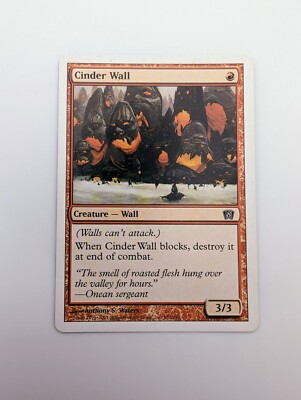 Magic the Gathering MTG Eighth (8th) Edition - CINDER WALL | eBay