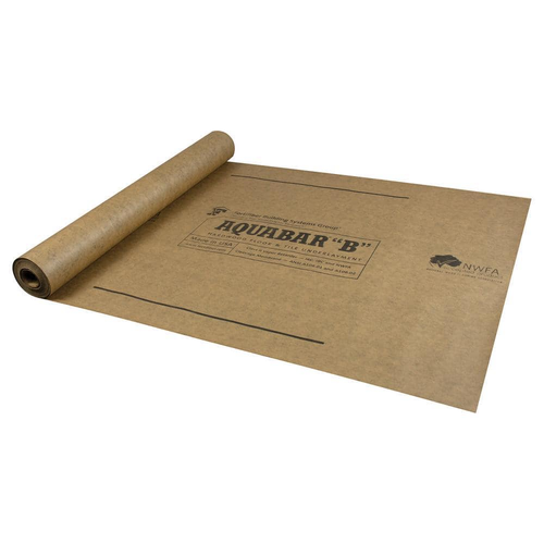 NEW Aquabar B Tile Underlayment Roll 36 in. Wide x 167 ft. Long x 7 mil ...