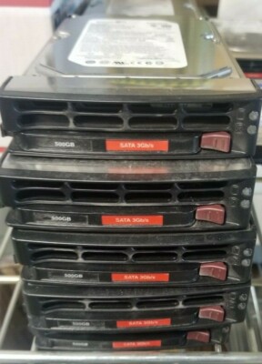 Lot of 3 Seagate Barracudda ES ST3500630NS 500GB 3.5" SATA Hard Drive ...