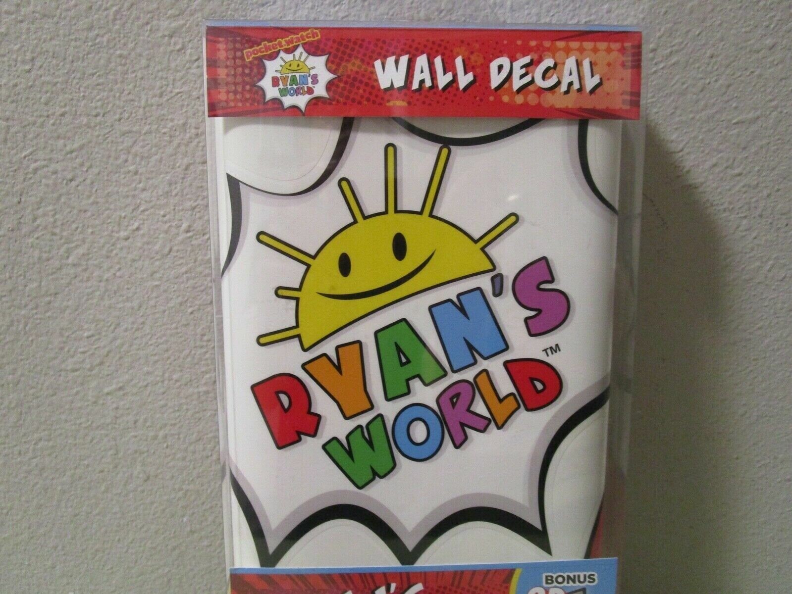Ryan's World Wall Decal Stickers 3D Bonus Action Removable ...