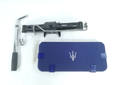 17-20 MASERATI Levante Tool Kit Tow Hook Car Jack Lift Storage OEM ...