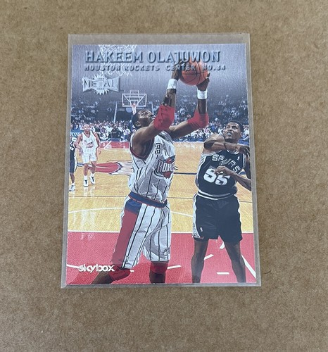 1999-00 NBA Skybox Metal Hakeem Olajuwon #33 🔥 Houston Rockets | eBay