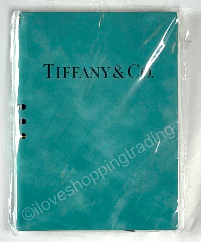 TIFFANY VIP GIFT TEAL SUEDE COVER NOTEBOOK PLANNER JOURNAL DIARY AND ...